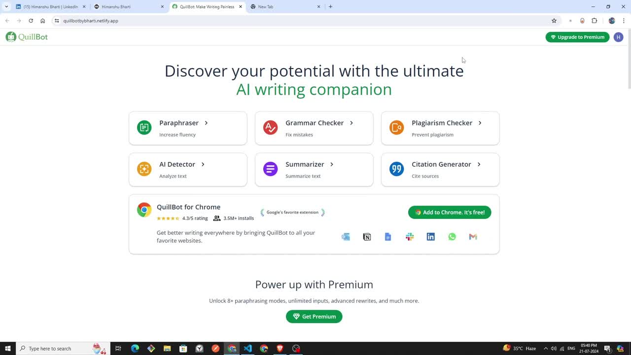 Himanshu Bharti on LinkedIn: #task1 #internship #webdevelopment # ... Himanshu Bharti on LinkedIn: #task1 #internship #webdevelopment # ...