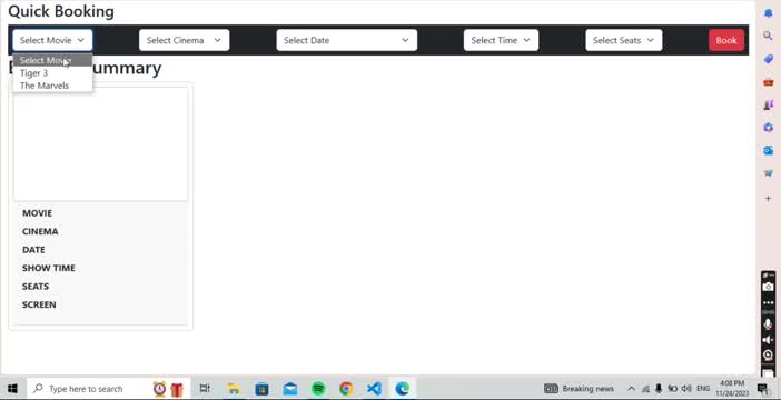 Naveen Pandey on LinkedIn: Inox-Booking Interface | Using JavaScript Naveen Pandey on LinkedIn: Inox-Booking Interface | Using JavaScript