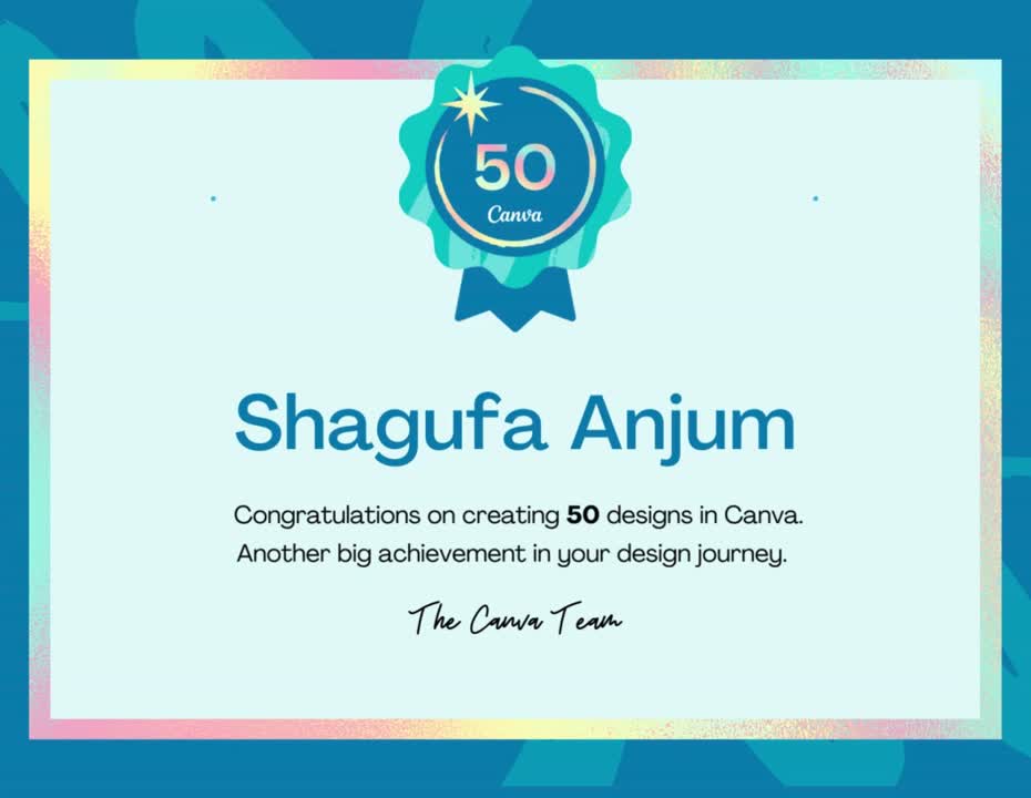SHAGUFA ANJUM on LinkedIn: #canva #design #milestone #graphicdesign # ... SHAGUFA ANJUM on LinkedIn: #canva #design #milestone #graphicdesign # ...