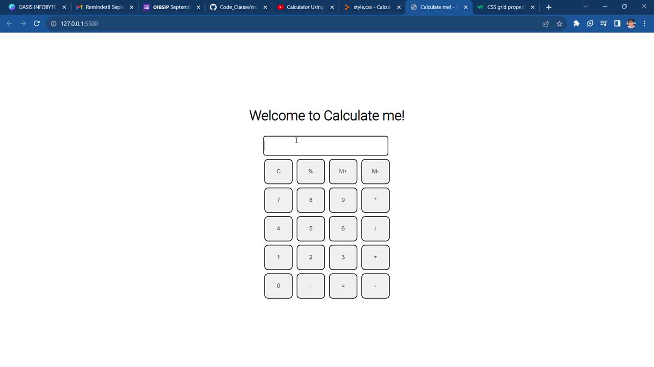 SAGAR CHAUHAN on LinkedIn: Task 4 completed - Calculator Oasis Infobyte ... SAGAR CHAUHAN on LinkedIn: Task 4 completed - Calculator Oasis Infobyte ...