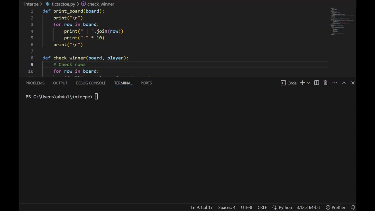 Abdul Rehman on LinkedIn: #python #tictactoe #gamedevelopment # ... Abdul Rehman on LinkedIn: #python #tictactoe #gamedevelopment # ...