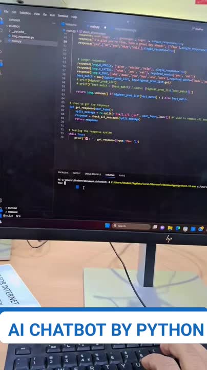 Faizan Ahmad on LinkedIn: #pythonprogramming #chatbot #python #sourcecode Faizan Ahmad on LinkedIn: #pythonprogramming #chatbot #python #sourcecode