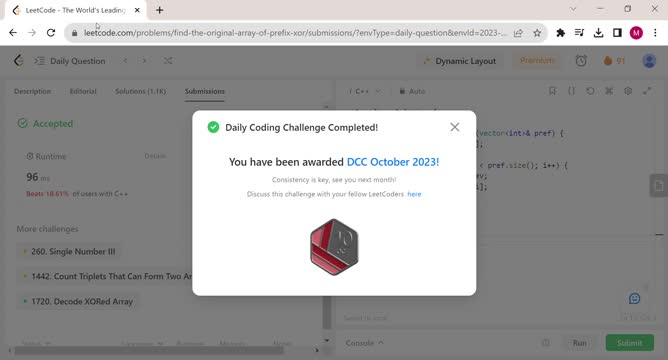 Megha Namdeo on LinkedIn: #leetcode #coding #cpp #consistency # ... Megha Namdeo on LinkedIn: #leetcode #coding #cpp #consistency # ...
