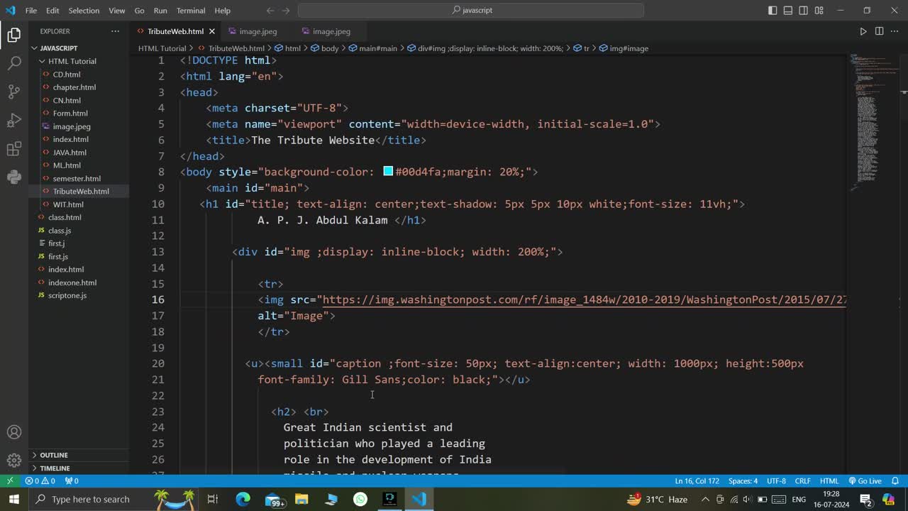 Anvita singh on LinkedIn: #webdevelopment #htmlcss #tributewebsite Anvita singh on LinkedIn: #webdevelopment #htmlcss #tributewebsite