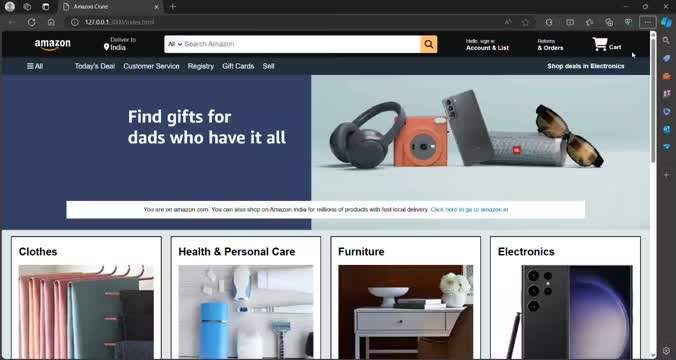 Mitali Meghwani on LinkedIn: #html #css #amazonclone #frontenddevelopment Mitali Meghwani on LinkedIn: #html #css #amazonclone #frontenddevelopment