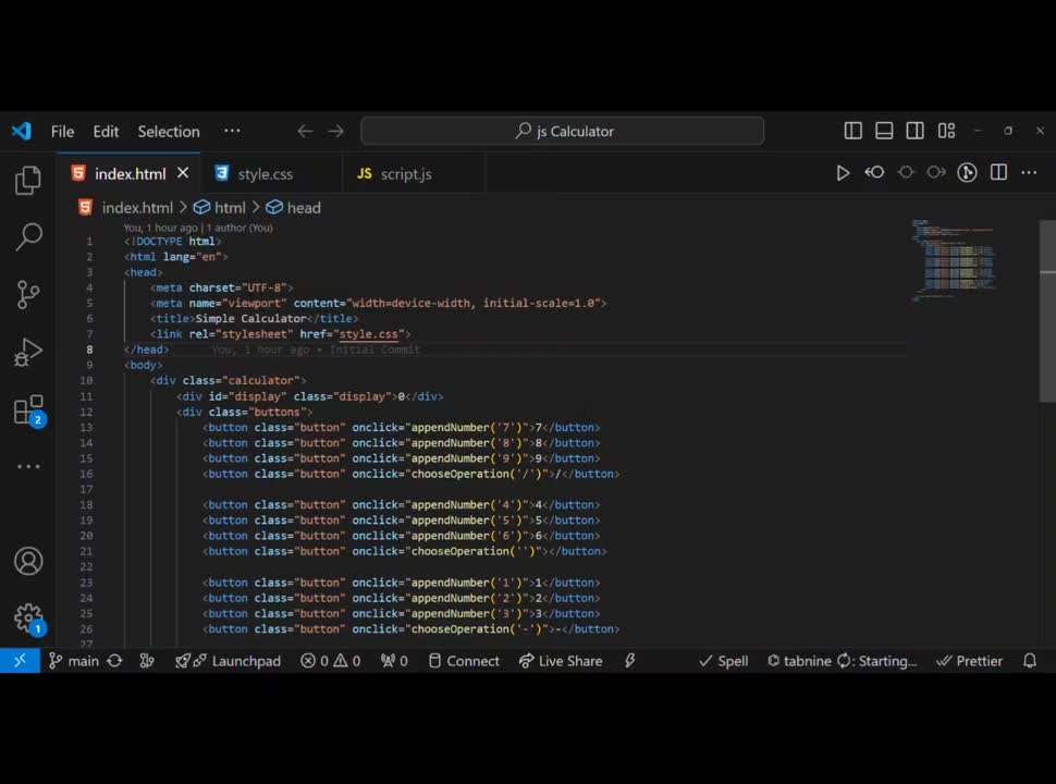 Mohammed Anas on LinkedIn: #codsoft #intern #html #javascript #code Mohammed Anas on LinkedIn: #codsoft #intern #html #javascript #code