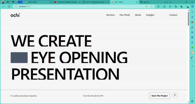 Aditya Bakshi on LinkedIn: Just complete the ochi project using reactjs ... Aditya Bakshi on LinkedIn: Just complete the ochi project using reactjs ...