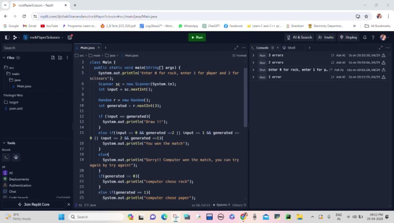 Shakthi Priya AK on LinkedIn: #java #programming #gamedevelopment Shakthi Priya AK on LinkedIn: #java #programming #gamedevelopment