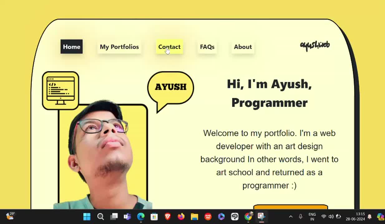 Ayush Raj on LinkedIn: #html #css #webdevelopment #portfolio Ayush Raj on LinkedIn: #html #css #webdevelopment #portfolio