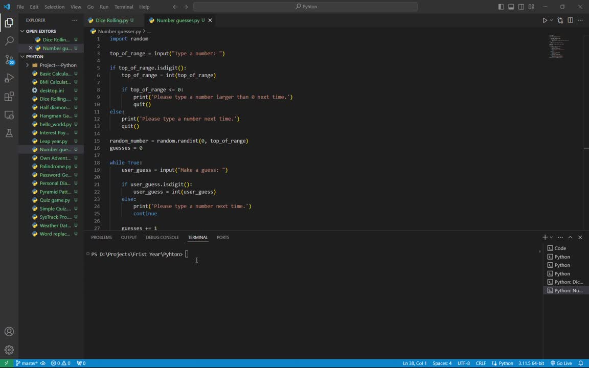 Raksith S S on LinkedIn: #python #coding #programming #guessinggame # ... Raksith S S on LinkedIn: #python #coding #programming #guessinggame # ...