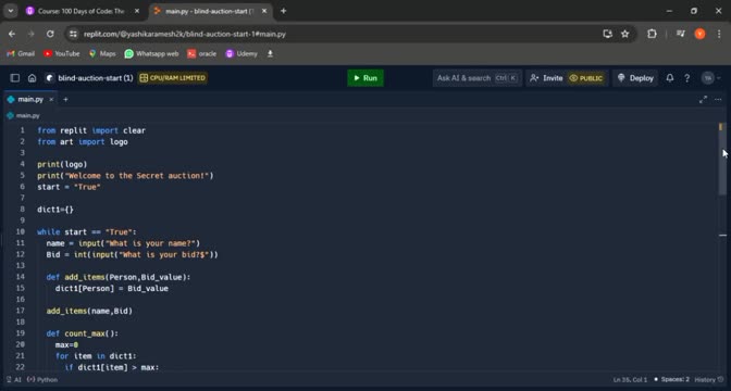 Yashika Ramesh on LinkedIn: #100daysofpython #100daysofcode #coding # ... Yashika Ramesh on LinkedIn: #100daysofpython #100daysofcode #coding # ...