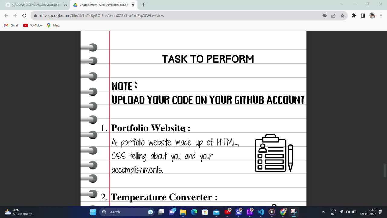 Manoj kumar Gaddameedi on LinkedIn: #task #bharatintern #webdevelopment ... Manoj kumar Gaddameedi on LinkedIn: #task #bharatintern #webdevelopment ...