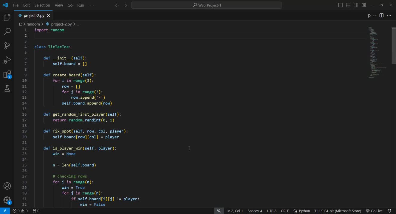 Kunal Sharma on LinkedIn: #python #tictactoe #internship #internpe Kunal Sharma on LinkedIn: #python #tictactoe #internship #internpe