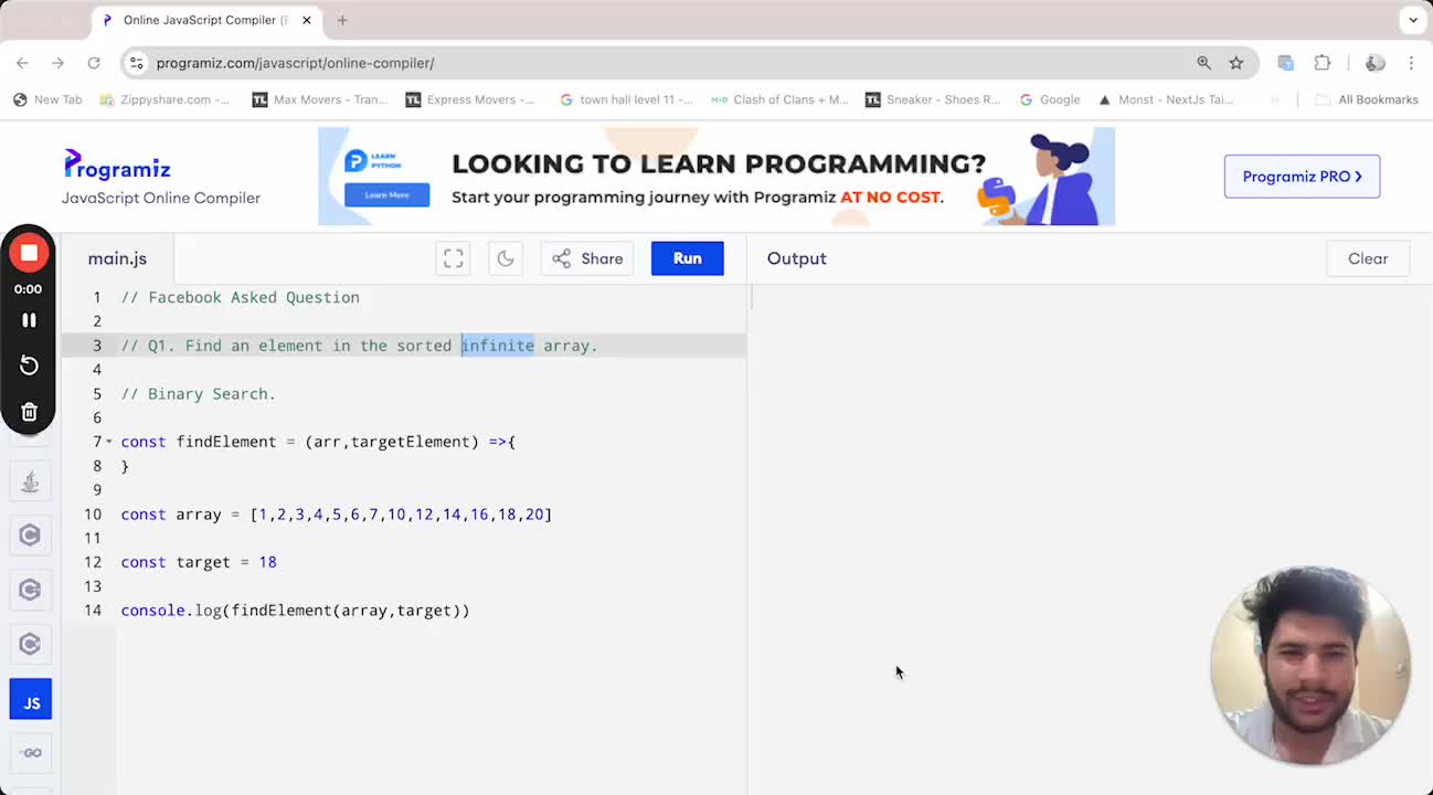 Sahil Bhutani on LinkedIn: #dsa #coding #facebookinterview # ... Sahil Bhutani on LinkedIn: #dsa #coding #facebookinterview # ...
