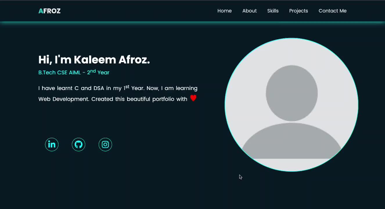 Kaleem Afroz Shaik on LinkedIn: #webdevelopment #html #css #portfolio # ... Kaleem Afroz Shaik on LinkedIn: #webdevelopment #html #css #portfolio # ...