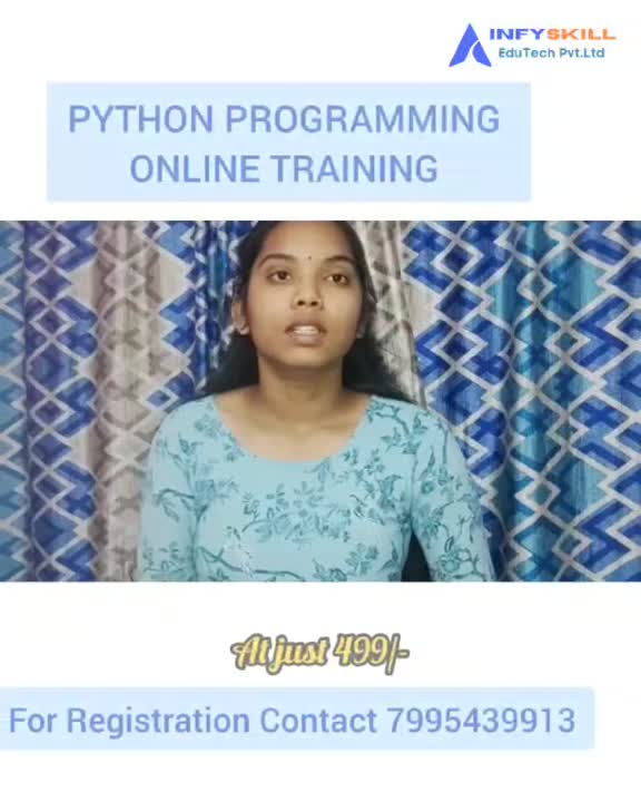INFYSKILL EDUTECH on LinkedIn: #pythonprogramminglanguage # ... INFYSKILL EDUTECH on LinkedIn: #pythonprogramminglanguage # ...