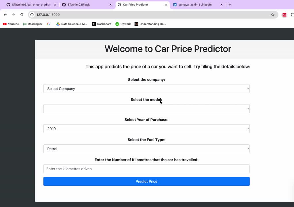 sumaya tasnim on LinkedIn: #machinelearning #flask #python #datascience ... sumaya tasnim on LinkedIn: #machinelearning #flask #python #datascience ...