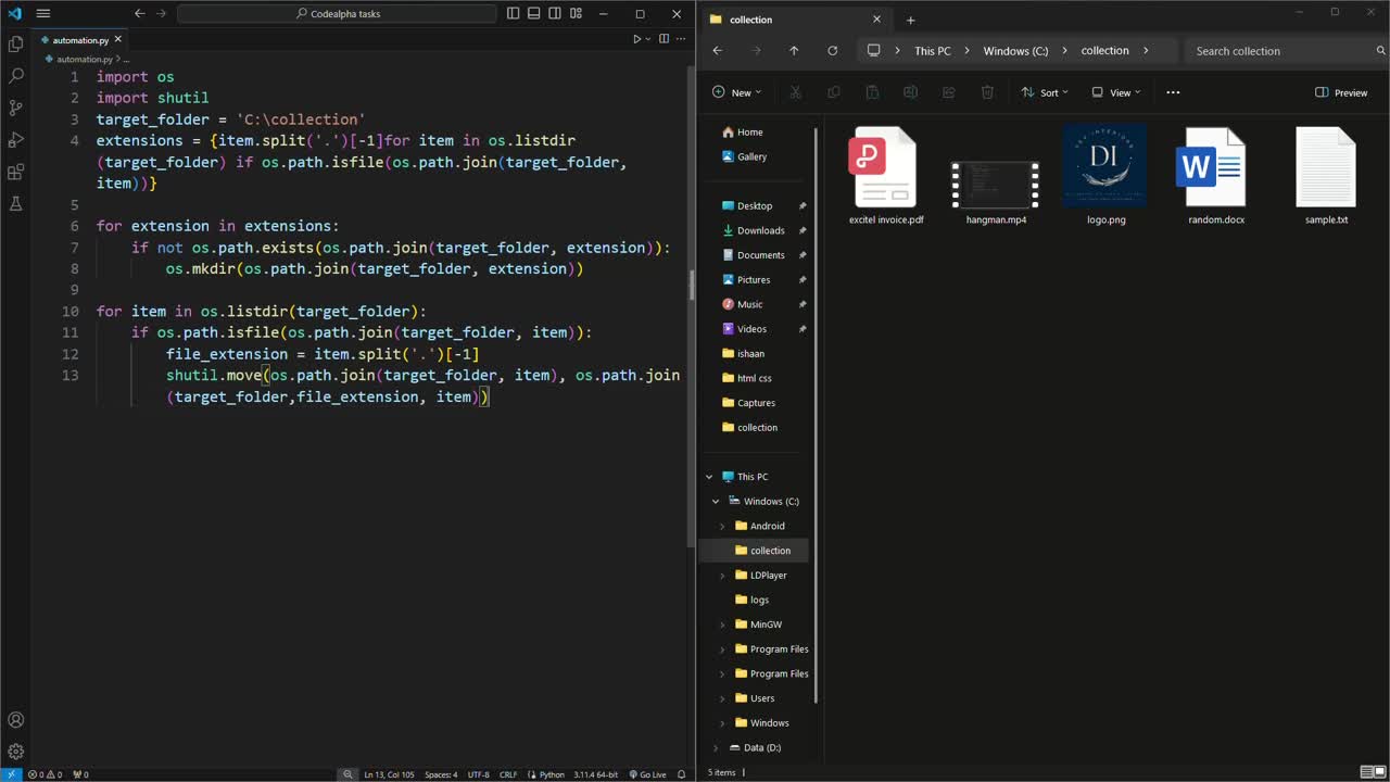 Ishaan Goel on LinkedIn: #python #internship #codealpha #automation # ... Ishaan Goel on LinkedIn: #python #internship #codealpha #automation # ...