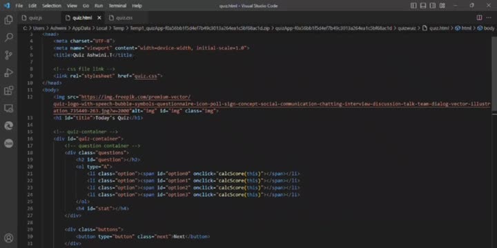 Ashwini T on LinkedIn: #interpe #html #css #javascript #quiz #platform ... Ashwini T on LinkedIn: #interpe #html #css #javascript #quiz #platform ...