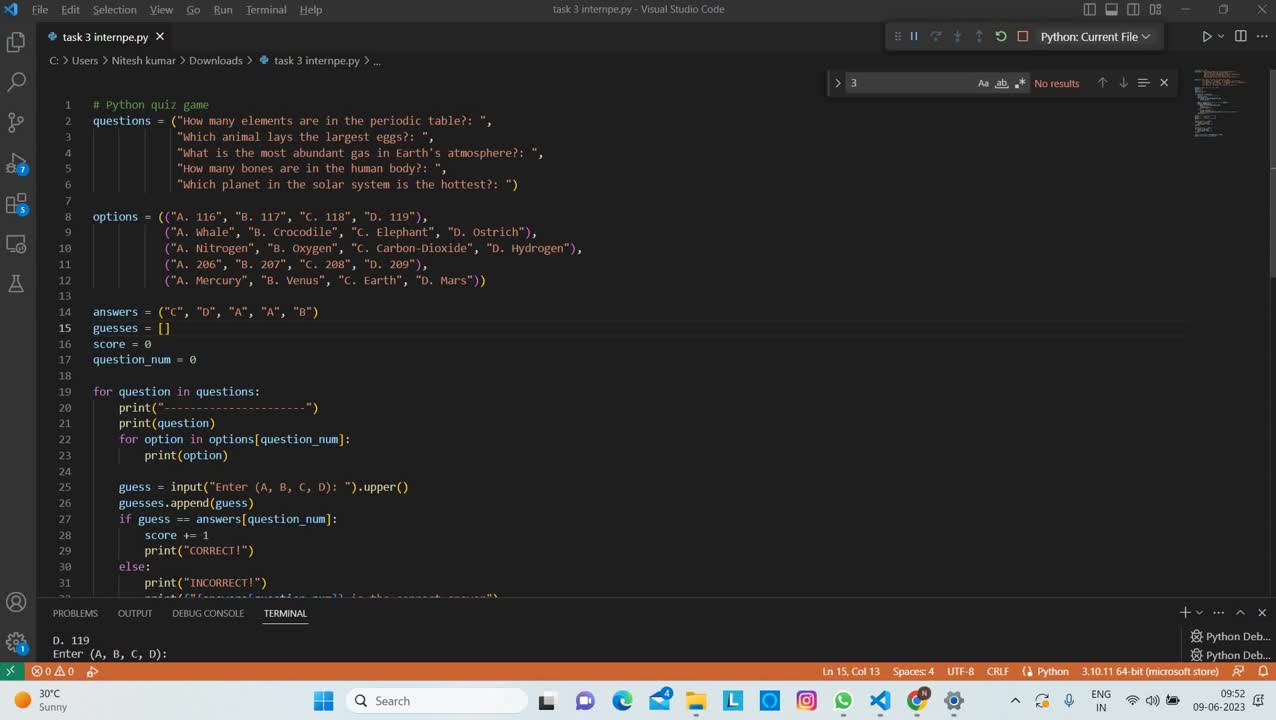 Nitesh kumar Nithu on LinkedIn: #pythonprogramming #interpe # ... Nitesh kumar Nithu on LinkedIn: #pythonprogramming #interpe # ...