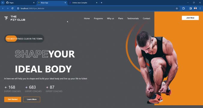 Manoj V on LinkedIn: #fitclub #reactjs #frontenddevelopment #gymwebsite ... Manoj V on LinkedIn: #fitclub #reactjs #frontenddevelopment #gymwebsite ...