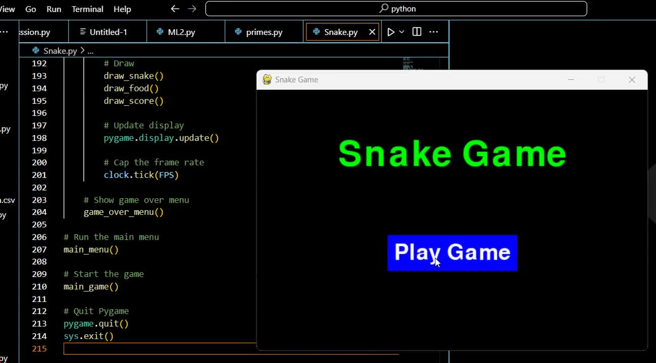 Ayan Ahmad on LinkedIn: #python #pygame #gamedevelopment #coding # ... Ayan Ahmad on LinkedIn: #python #pygame #gamedevelopment #coding # ...