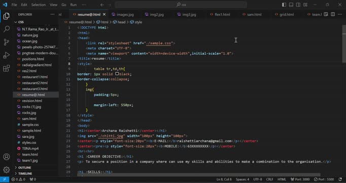 Archana Raishetti on LinkedIn: #html5 #css3 #resume #html5 #css3 #images Archana Raishetti on LinkedIn: #html5 #css3 #resume #html5 #css3 #images
