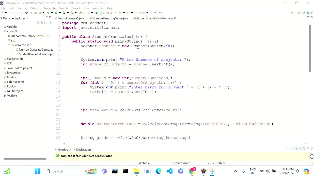 Anand Sonune on LinkedIn: #java #coding #programming #internship #codsoft Anand Sonune on LinkedIn: #java #coding #programming #internship #codsoft
