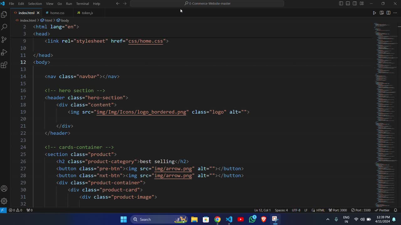 Rahul Bhati on LinkedIn: #webdevelopment #ecommerce #internship #internpe Rahul Bhati on LinkedIn: #webdevelopment #ecommerce #internship #internpe
