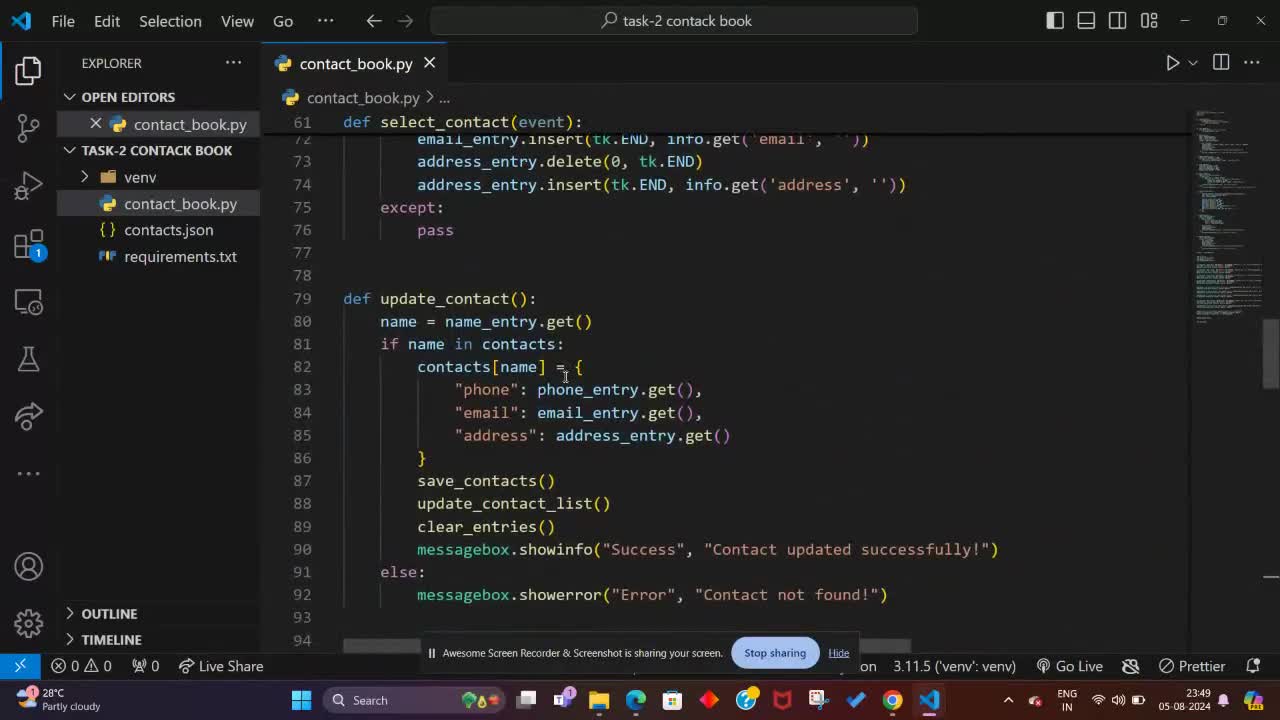 Sparsh Sharma on LinkedIn: #internship #python #programming #codsoft # ... Sparsh Sharma on LinkedIn: #internship #python #programming #codsoft # ...