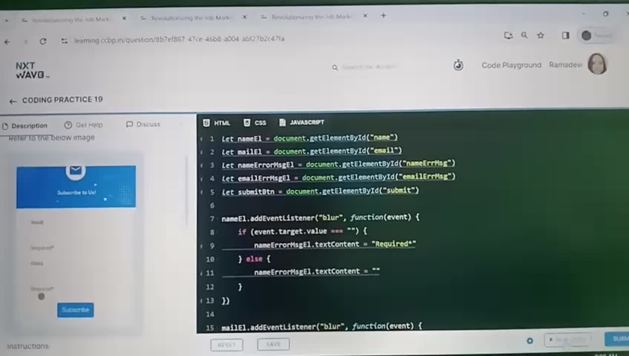 Ramadevi Marturi on LinkedIn: #ccbp #javascript #html #css #bootstrap # ... Ramadevi Marturi on LinkedIn: #ccbp #javascript #html #css #bootstrap # ...
