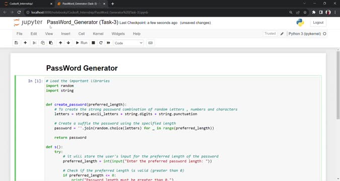 Shreya Panchal on LinkedIn: #python #codingproject #passwordgenerator # ... Shreya Panchal on LinkedIn: #python #codingproject #passwordgenerator # ...