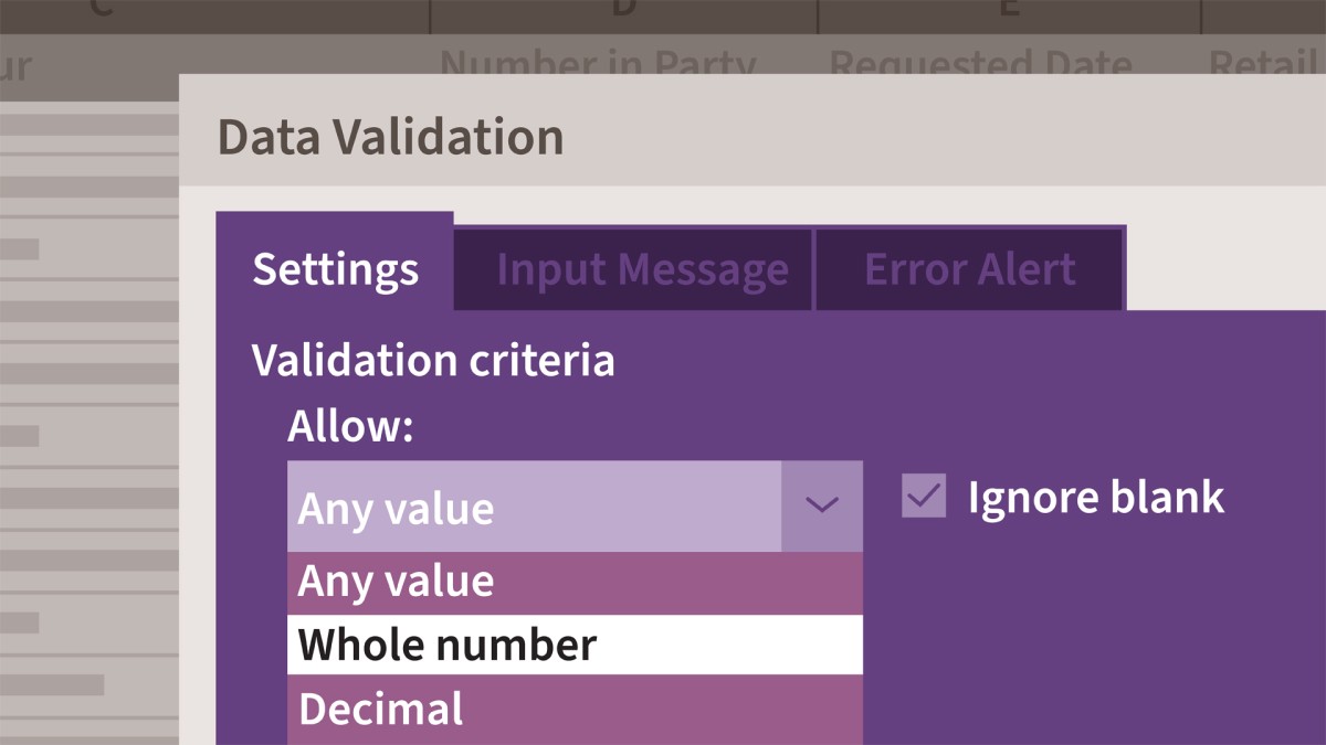 Excel: Data Validation in Depth Online Class | LinkedIn Learning ... Excel: Data Validation in Depth Online Class | LinkedIn Learning ...