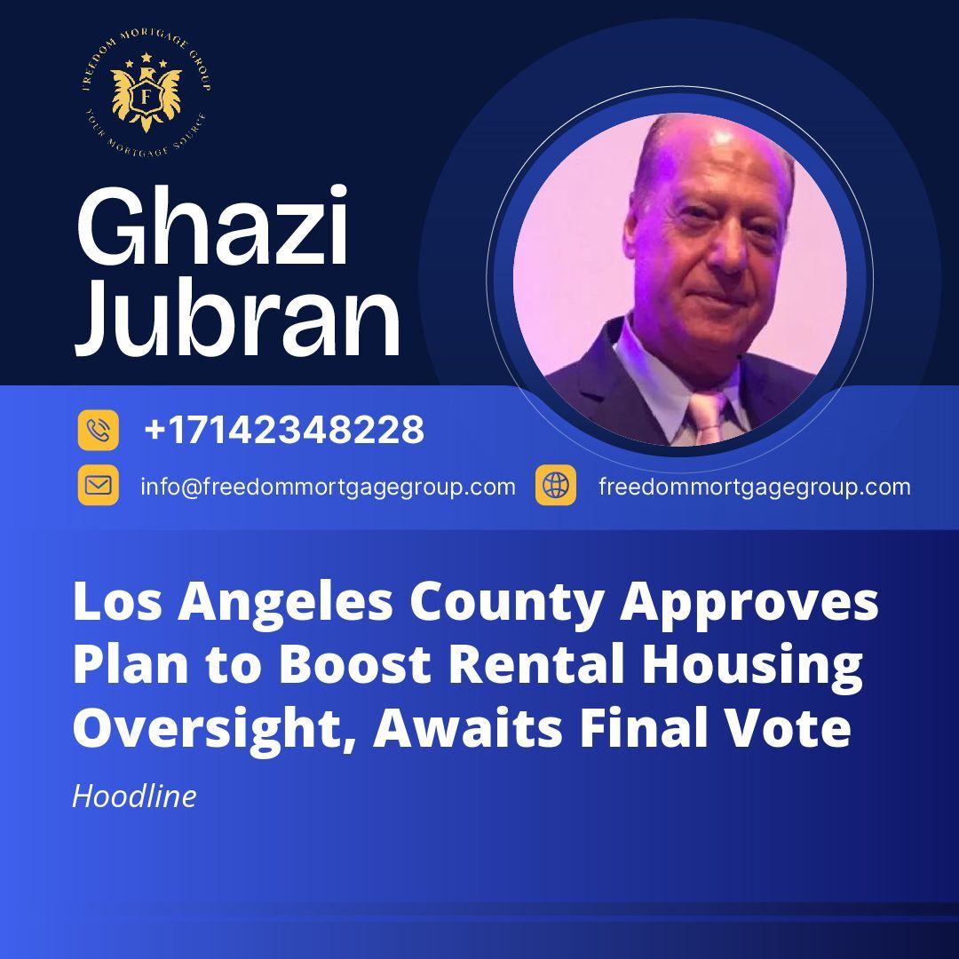 Ghazi Jubran on LinkedIn: Los Angeles County Approves Plan to Boost ... Ghazi Jubran on LinkedIn: Los Angeles County Approves Plan to Boost ...