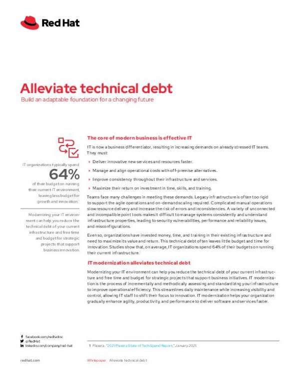 Stephen A. Sprague Jr. on LinkedIn: Alleviate technical debt Stephen A. Sprague Jr. on LinkedIn: Alleviate technical debt