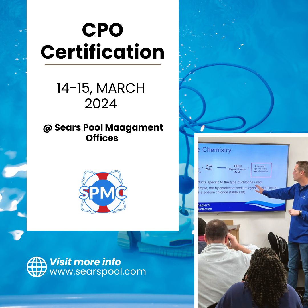 Sears Pool Management Consultants on LinkedIn: #cpocertification # ... Sears Pool Management Consultants on LinkedIn: #cpocertification # ...