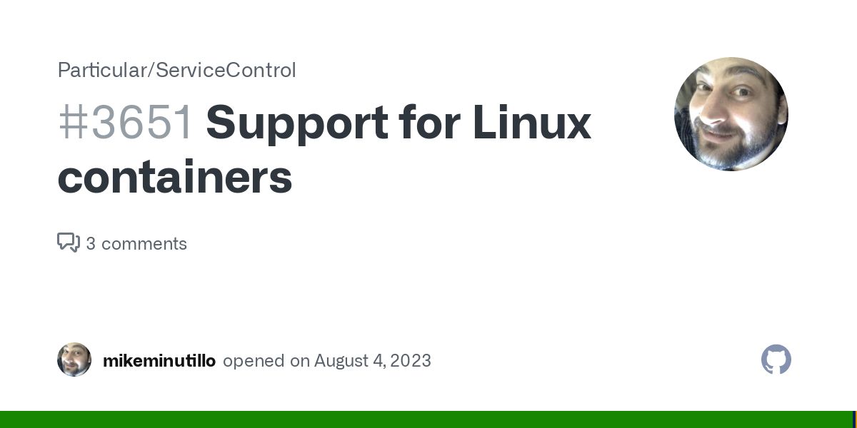Particular Software on LinkedIn: Support for Linux containers · Issue ... Particular Software on LinkedIn: Support for Linux containers · Issue ...