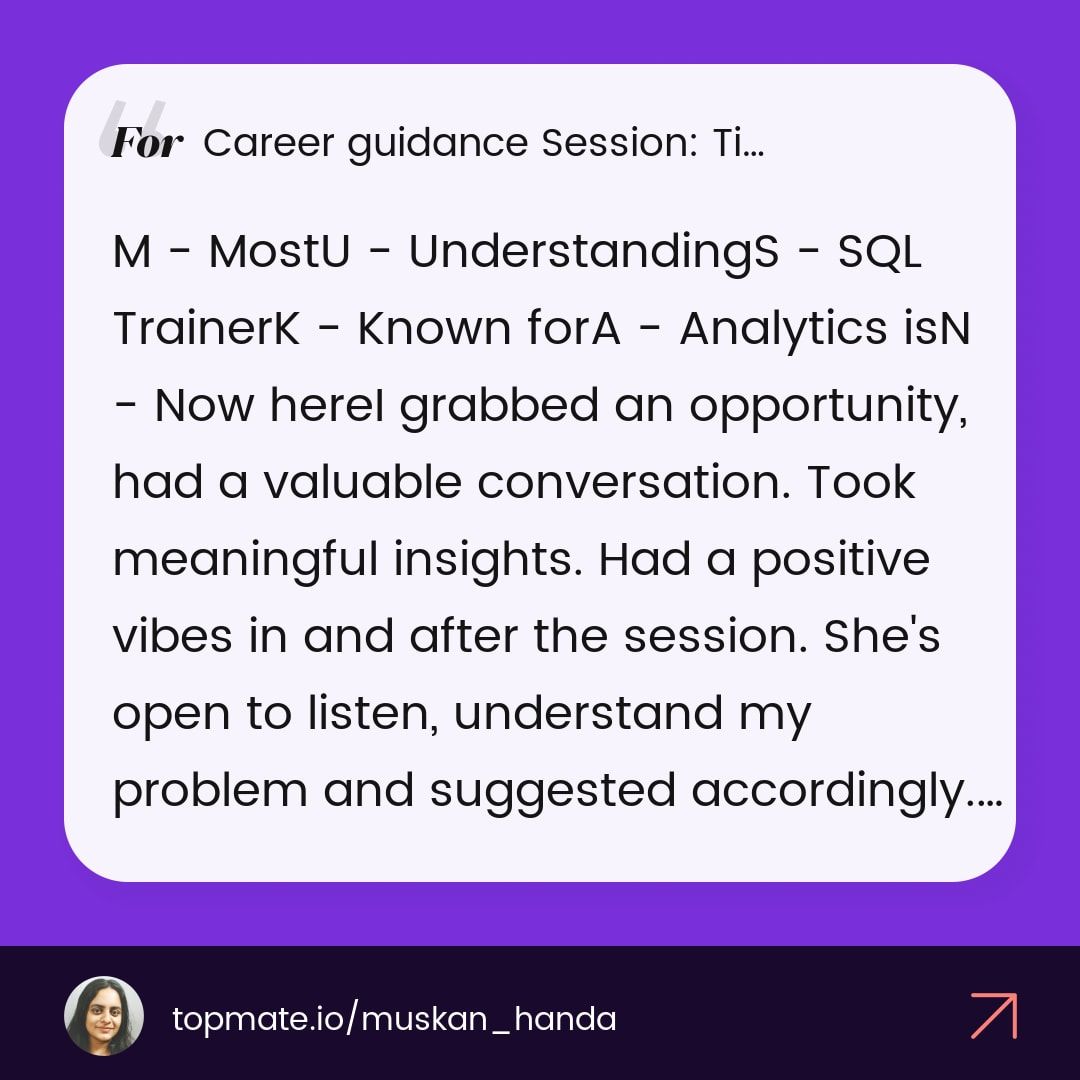 Muskan Handa on LinkedIn: Muskan Handa Muskan Handa on LinkedIn: Muskan Handa