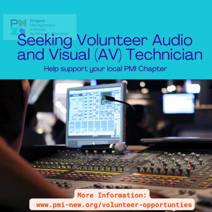 PMI Northeast Wisconsin on LinkedIn: Become a part of the PMI-NEW AV ... PMI Northeast Wisconsin on LinkedIn: Become a part of the PMI-NEW AV ...