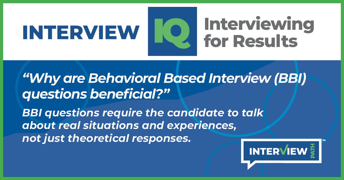 InterviewPath on LinkedIn: Why are Behavioral Based Interview (BBI ... InterviewPath on LinkedIn: Why are Behavioral Based Interview (BBI ...