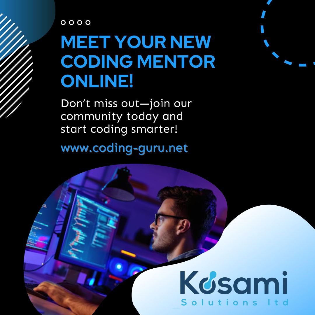 Kosami Solutions Ltd on LinkedIn: #codingmentor #techeducation # ... Kosami Solutions Ltd on LinkedIn: #codingmentor #techeducation # ...