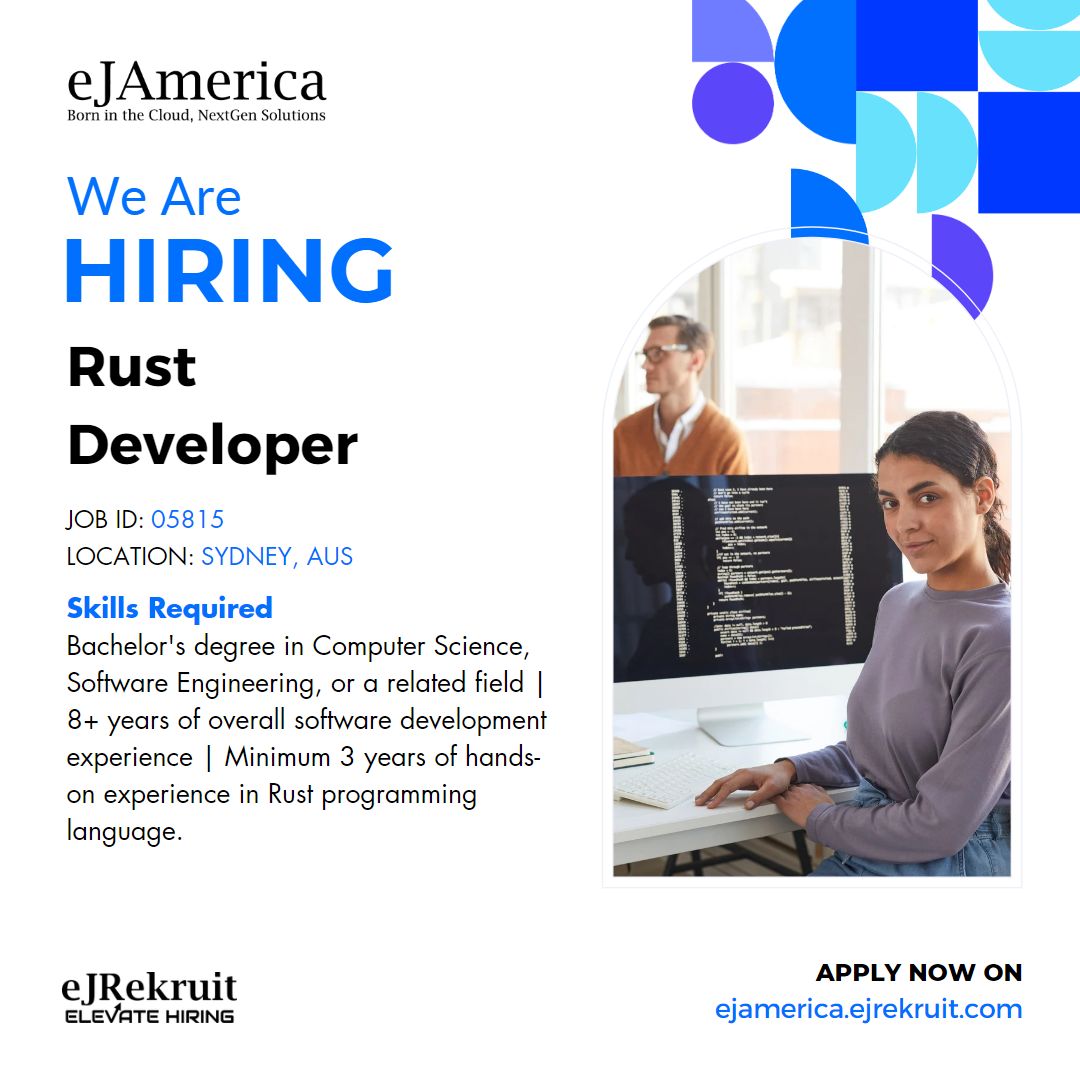 eJAmerica on LinkedIn: #rustdeveloper #rustprogramming #rustlang # ... eJAmerica on LinkedIn: #rustdeveloper #rustprogramming #rustlang # ...