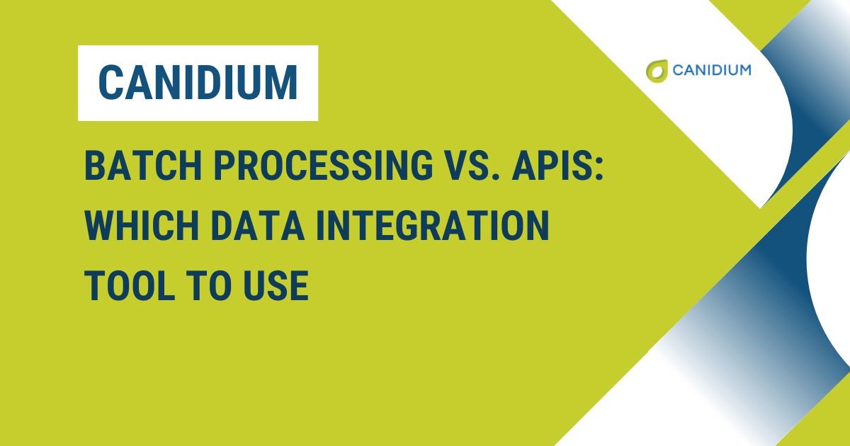 Canidium on LinkedIn: Batch Processing vs. APIs: Which Data Integration ... Canidium on LinkedIn: Batch Processing vs. APIs: Which Data Integration ...