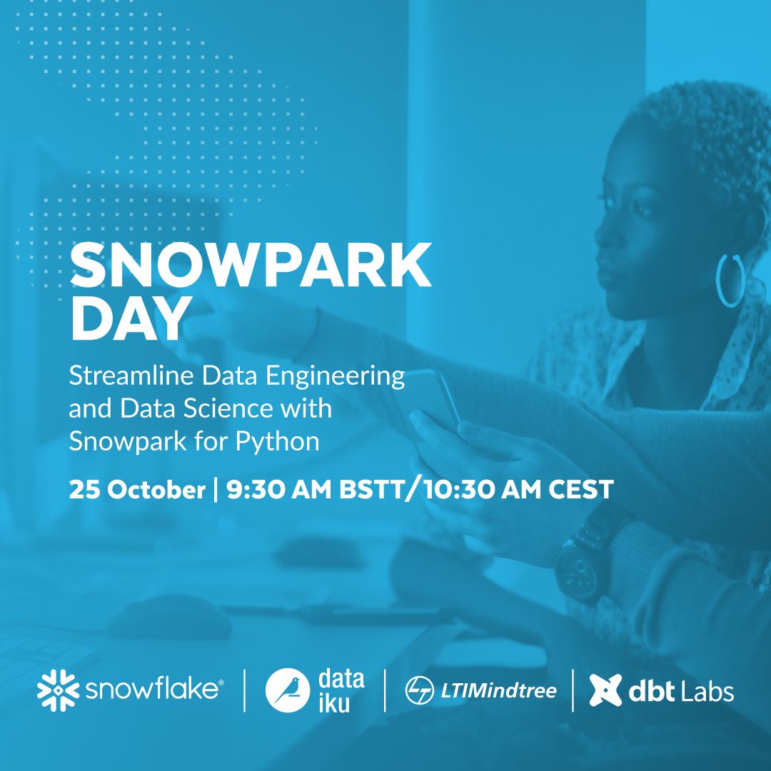 Snowflake on LinkedIn: Snowpark Day: Where Python Developers Can Learn ... Snowflake on LinkedIn: Snowpark Day: Where Python Developers Can Learn ...