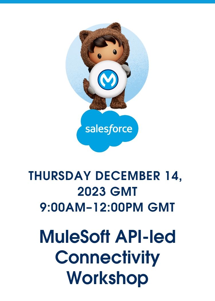 MuleSoft API-led Connectivity Workshop | Austin Frey posted on the ... MuleSoft API-led Connectivity Workshop | Austin Frey posted on the ...