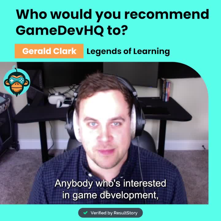 GameDevHQ on LinkedIn: Why graduate Gerald Clark, recommends us here at ... GameDevHQ on LinkedIn: Why graduate Gerald Clark, recommends us here at ...