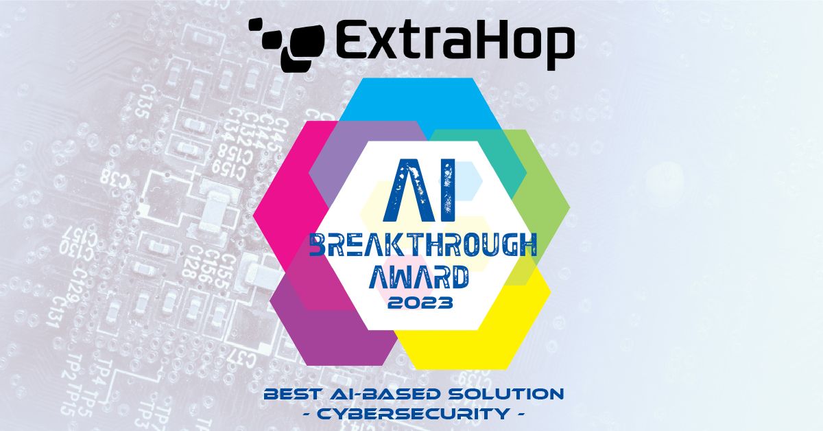 Matt Bell on LinkedIn: ExtraHop Wins 2023 AI Breakthrough Award | ExtraHop Matt Bell on LinkedIn: ExtraHop Wins 2023 AI Breakthrough Award | ExtraHop