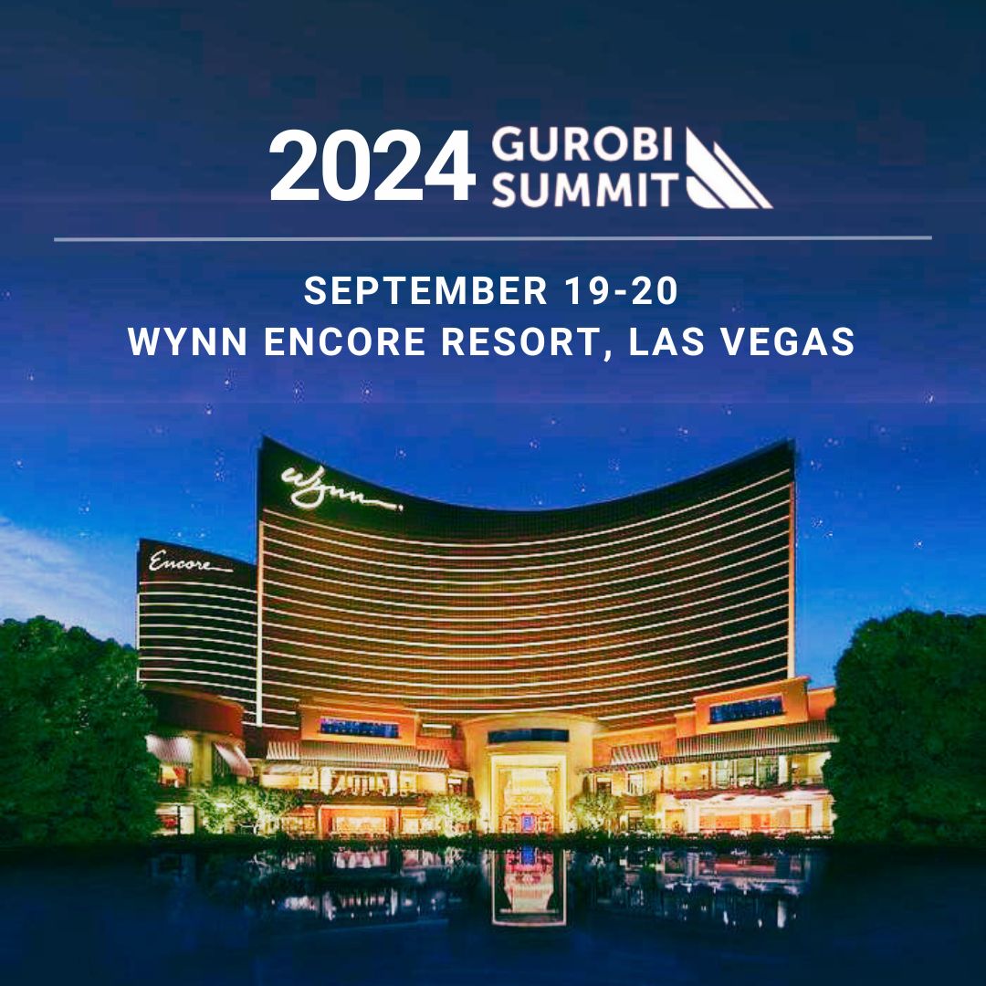 Gurobi Optimization on LinkedIn: Gurobi Summit Americas 2024 - Gurobi ... Gurobi Optimization on LinkedIn: Gurobi Summit Americas 2024 - Gurobi ...