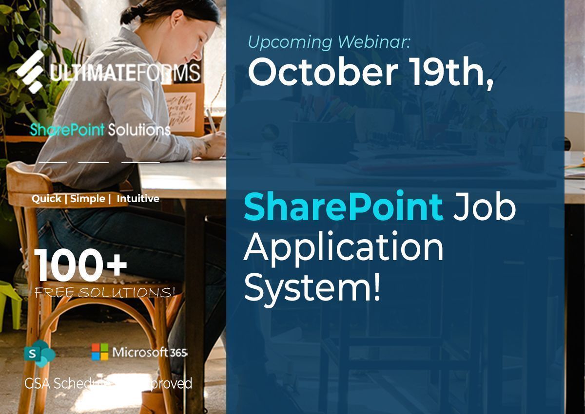 Webinar: Create a custom Job Application System in SharePoint ... Webinar: Create a custom Job Application System in SharePoint ...