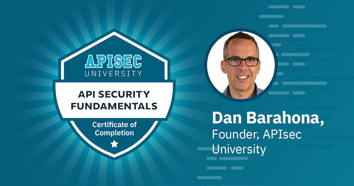 APIsec on LinkedIn: API Security Fundamentals | APIsec University APIsec on LinkedIn: API Security Fundamentals | APIsec University